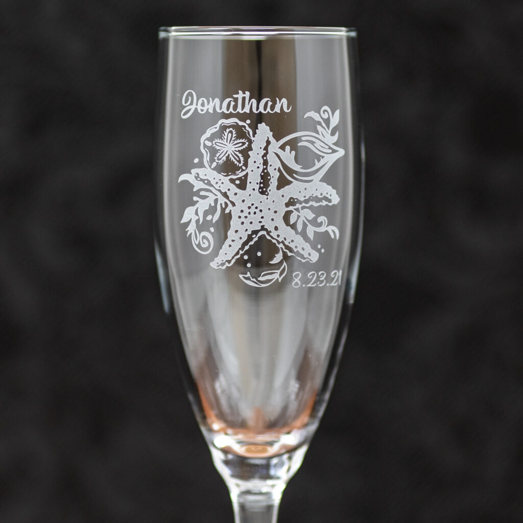 Under the Sea | Couples Set of 2 Glasses | Gifts Of Glass & Wear